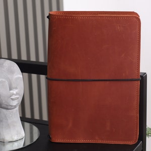 A5 Notebook Cover,personalized Notebook Cover,personalized Refillable ...