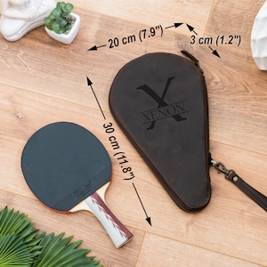 Ping Pong Paddle Case,ping Pong Paddle Holder,leather Ping Pong Case ...