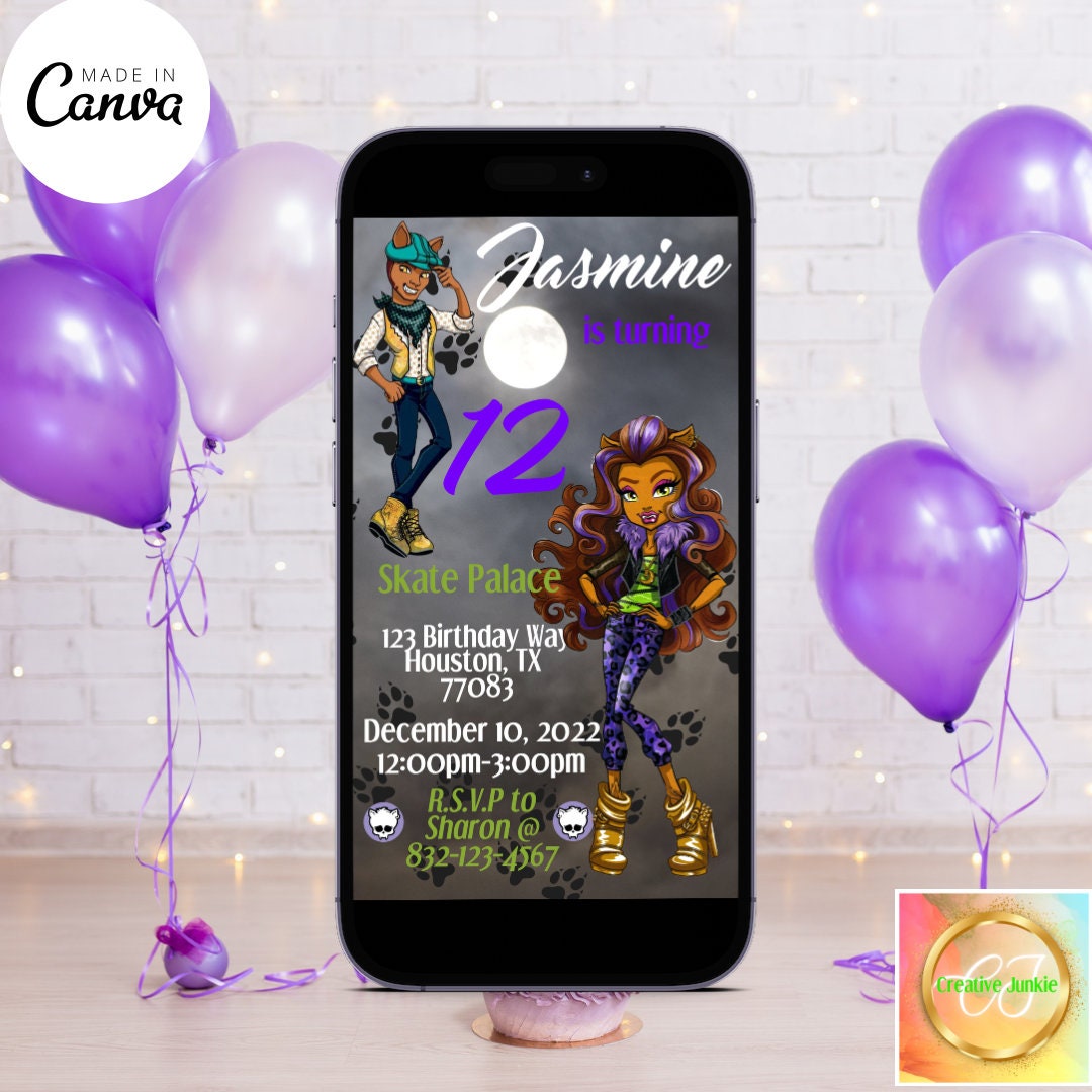 Editable Birthday Invitation Template - Etsy