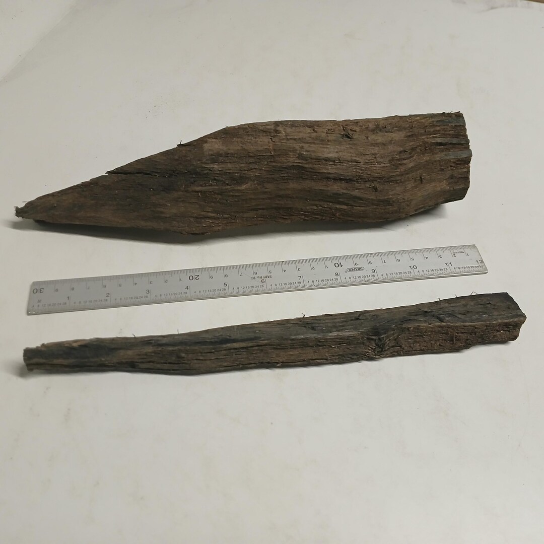Irish Bog Oak Wood Pieces: 2-foot Length, Natural Black - Etsy