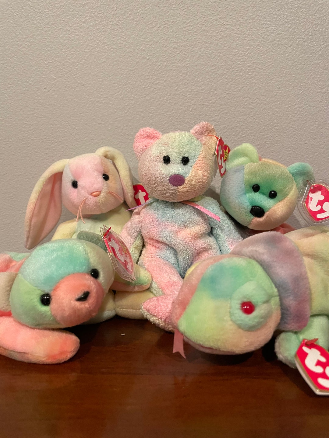 Ty Beanie Baby Tye Dye Bundle of 5 - Etsy