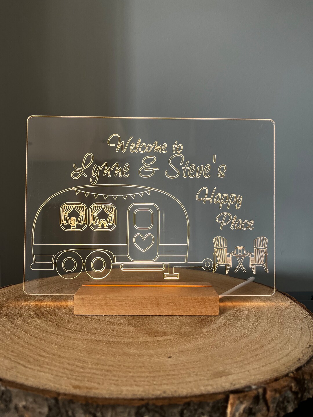 Caravan LED Lights, Caravan Lights, Caravan Sign, Caravan Plaque ...