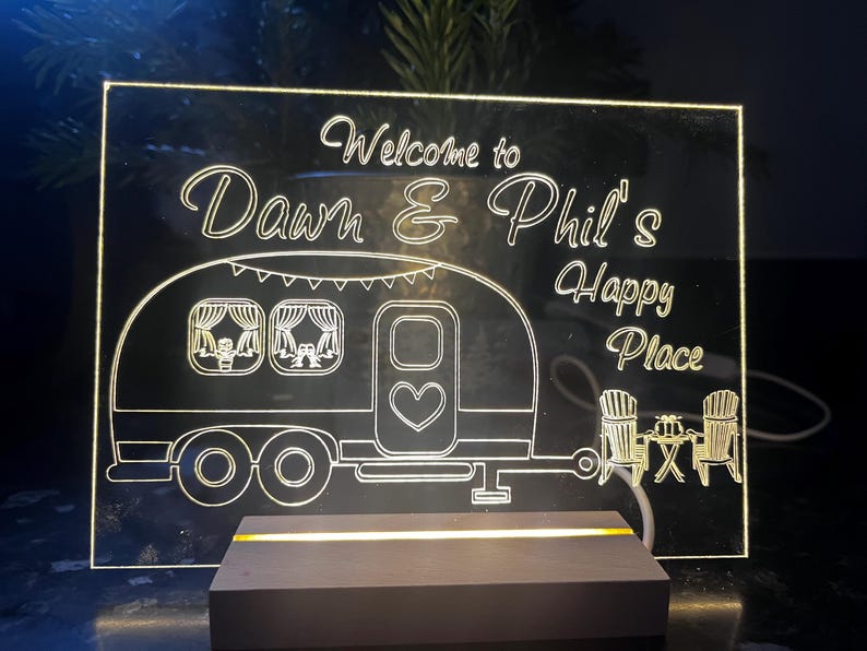 Caravan LED Lights Caravan Lights Caravan Sign Caravan Plaque ...