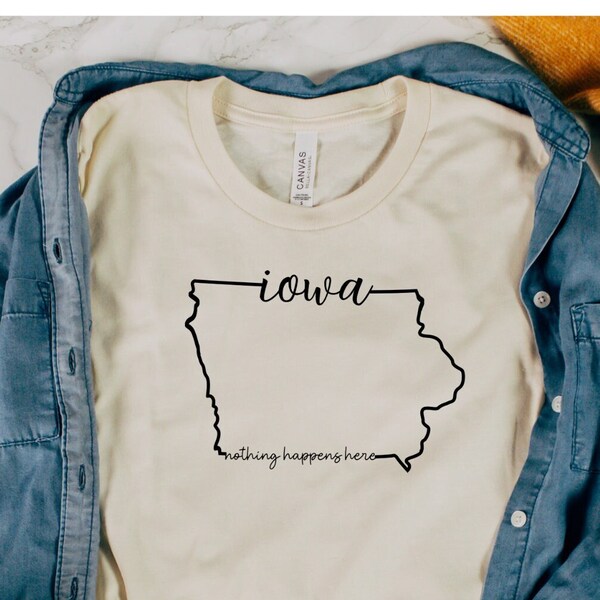 Iowa Shirt - Etsy