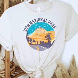 Zion National Park Shirt, National Park T Shirt, Hiking Apparel, Zion ...