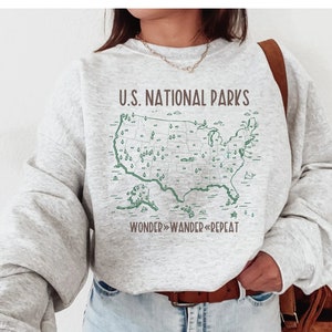 63 National Parks, National Park Sweatshirt, US National Parks ...