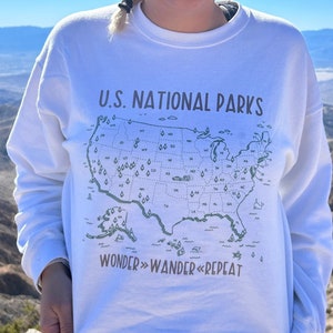 63 National Parks, National Park Sweatshirt, US National Parks ...