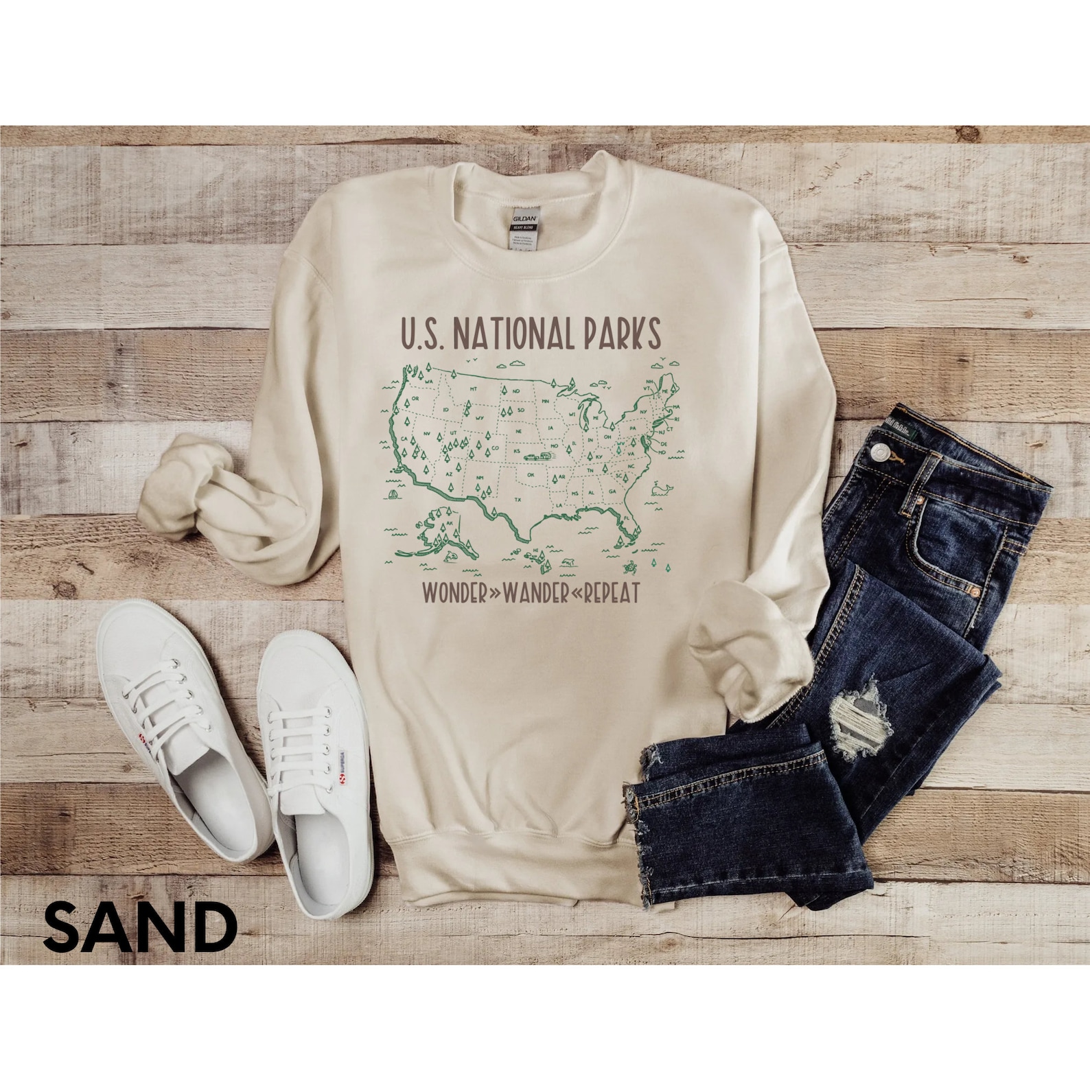 63 National Parks, National Park Sweatshirt, US National Parks ...
