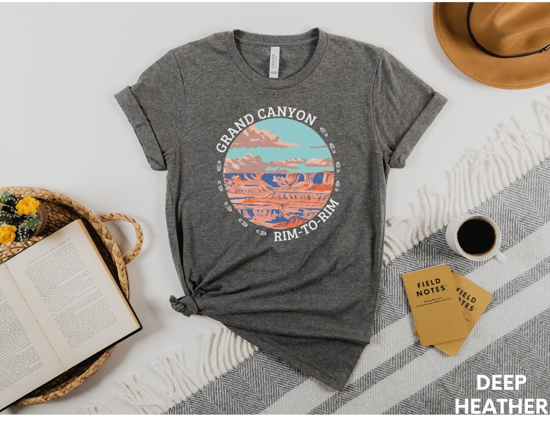 Grand Canyon Rim-to-rim Shirt, Grand Canyon T-shirt, Grand Canyon ...