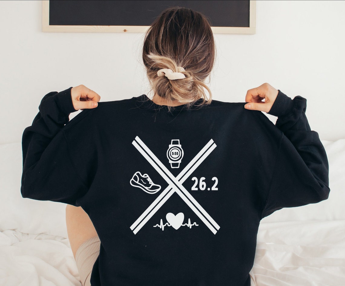 26.2 Sweatshirt, 26.2 Shirt, Marathon Sweatshirt, Marathon Finisher ...