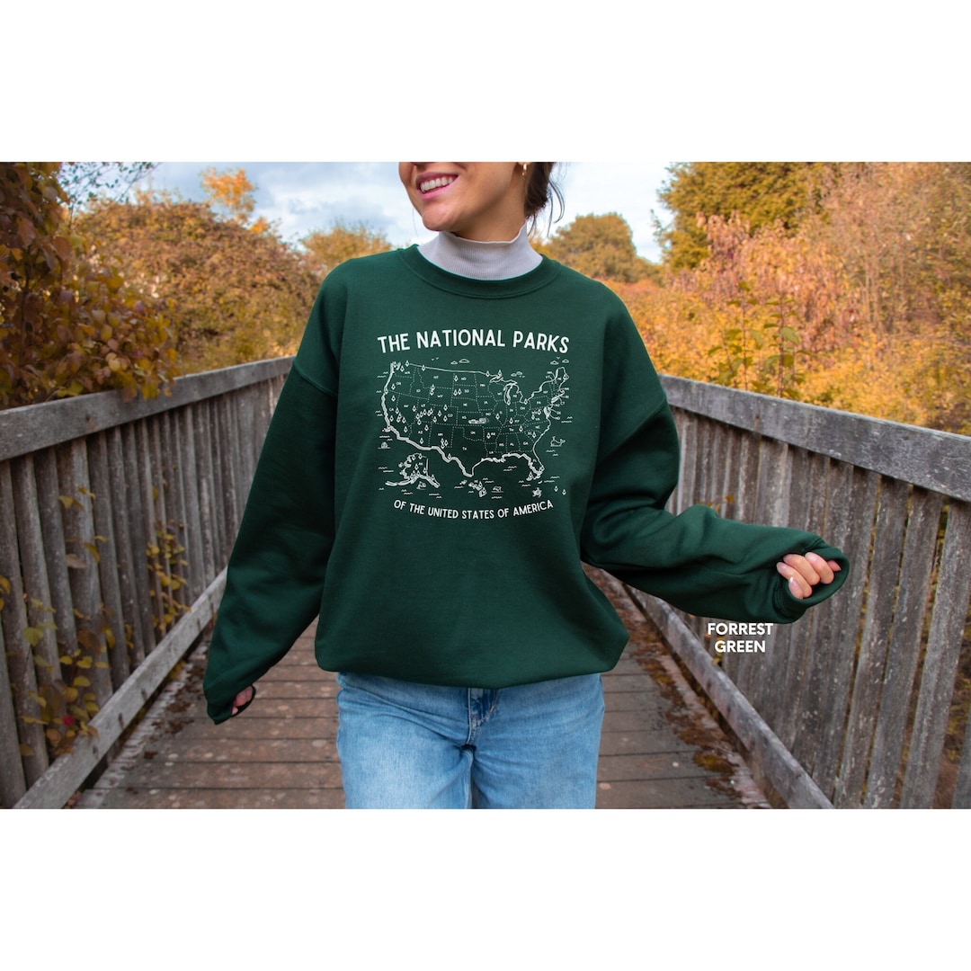 63 National Parks, National Park Sweatshirt, US National Parks ...
