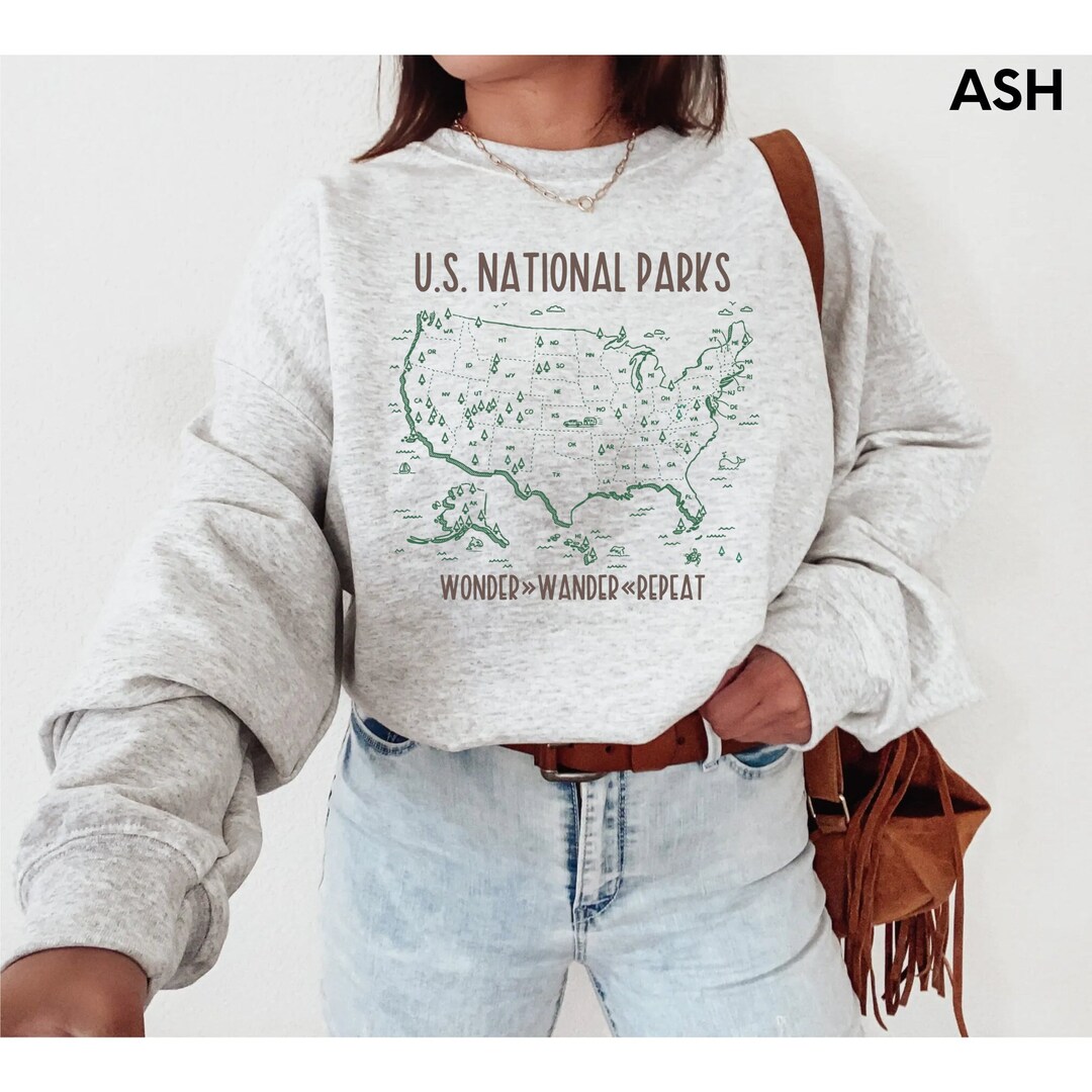 63 National Parks, National Park Sweatshirt, US National Parks ...