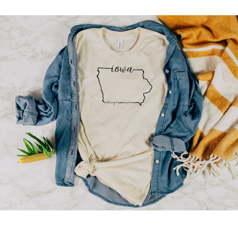 Funny Iowa Shirt, Iowa Humor, Iowa City Shirt, Des Moines Shirt, State ...