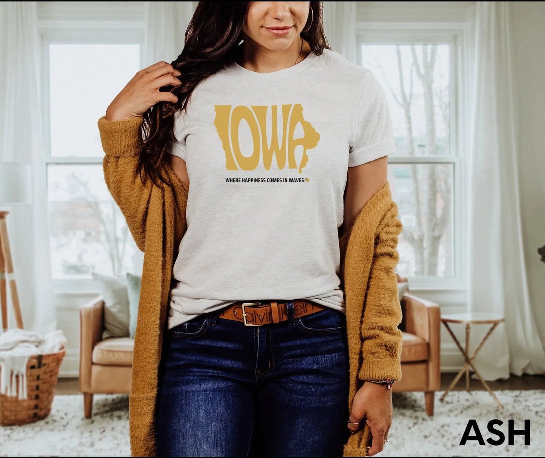 Iowa Wave Shirt, Iowa City Wave, Iowa Wave Tradition, Iowa Shirts, Iowa ...