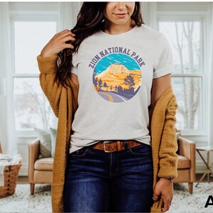 Zion National Park Shirt, National Park T Shirt, Hiking Apparel, Zion ...