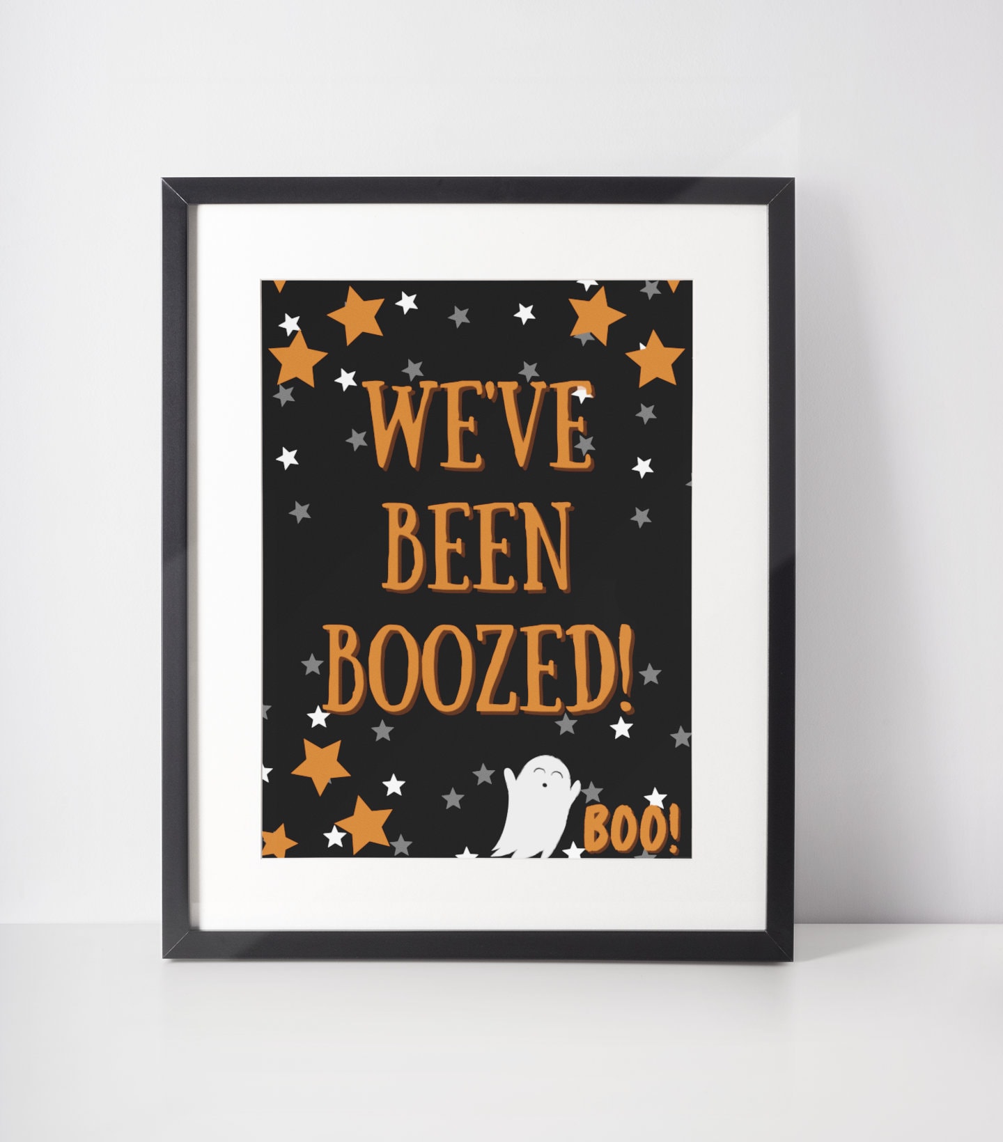 You've Been Boozed, You've Been Booed, Booed Sign, Halloween Favor Tag ...