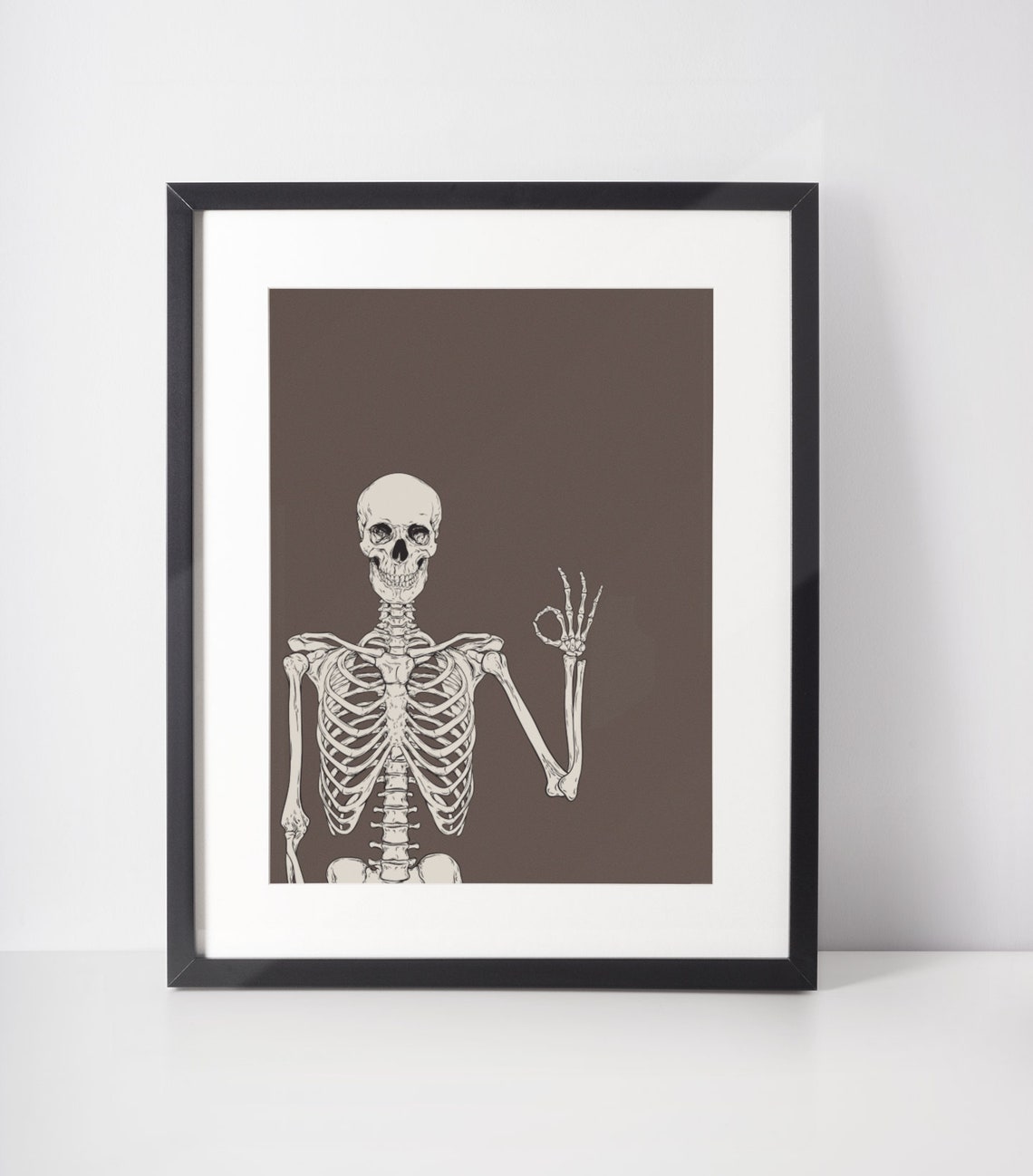 Skeleton Poster, Skeleton Print, Popular Printables, First Day of Fall ...