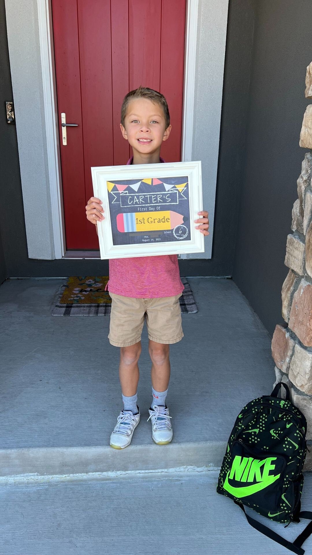 Printable Editable First and Last Day of School Sign Template Instant ...