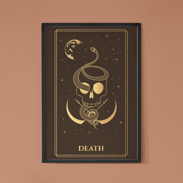 Death Tarot Card - Etsy