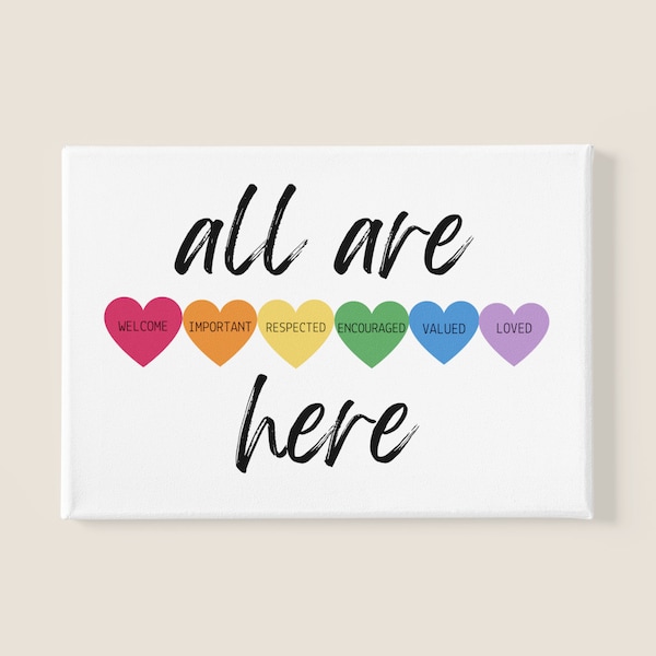 All Are Welcome Here - Etsy