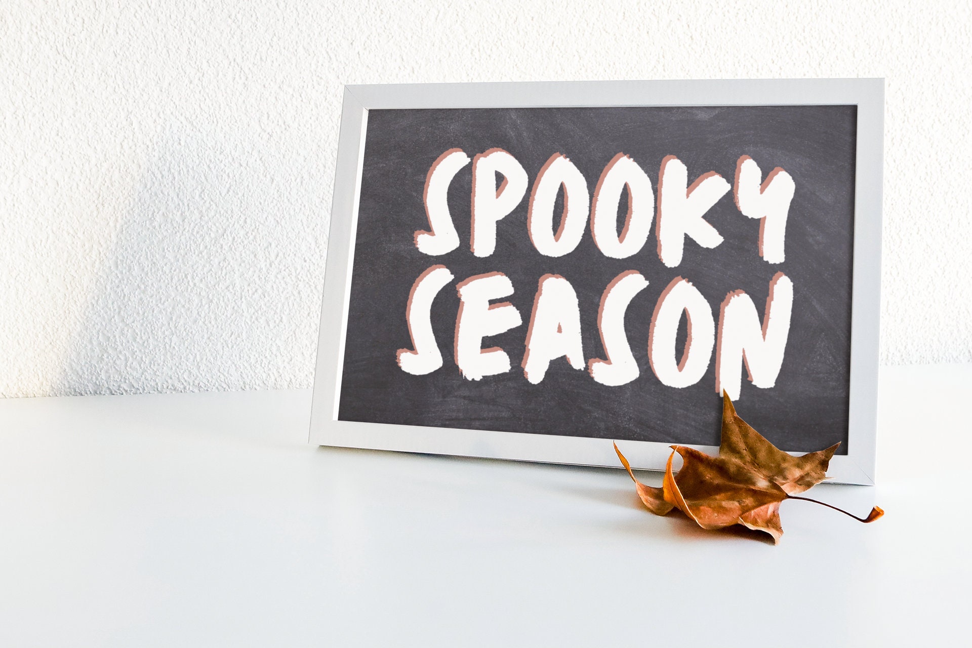 Gallery Wall Set of 6, DIY Halloween Decor, Bat Printable, Ghost ...