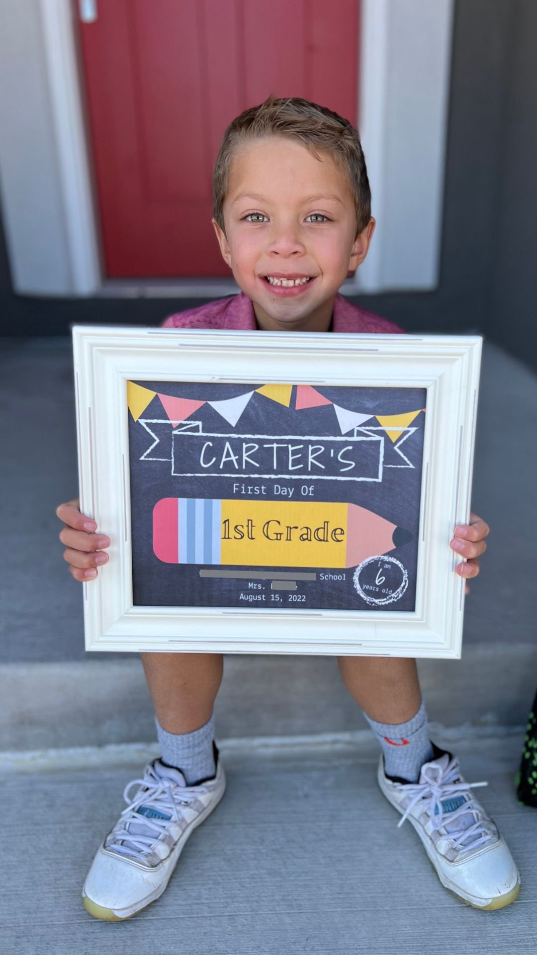 Printable Editable First and Last Day of School Sign Template Instant ...