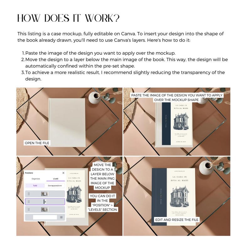 Canva Book Mockup, Canva Book Cover Mockup, Novel Mockup, Canva Mockup ...