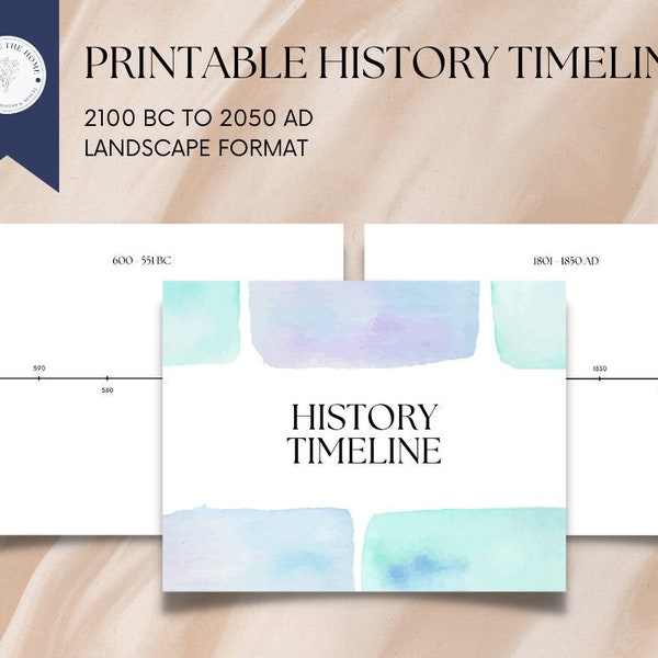 History Timeline Notebook - Etsy
