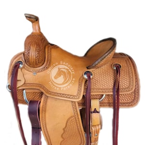 Western Rough Out Ranch Saddle With Tack Set and Free Shipping - Etsy