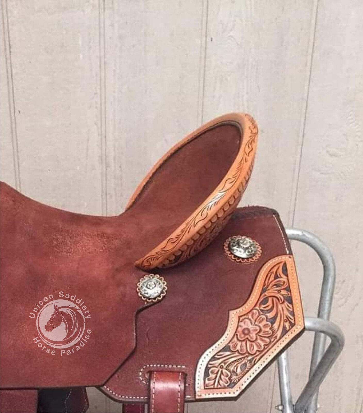 Western Rough Out Barrel Racing Saddle With Matching Tack Set - Etsy