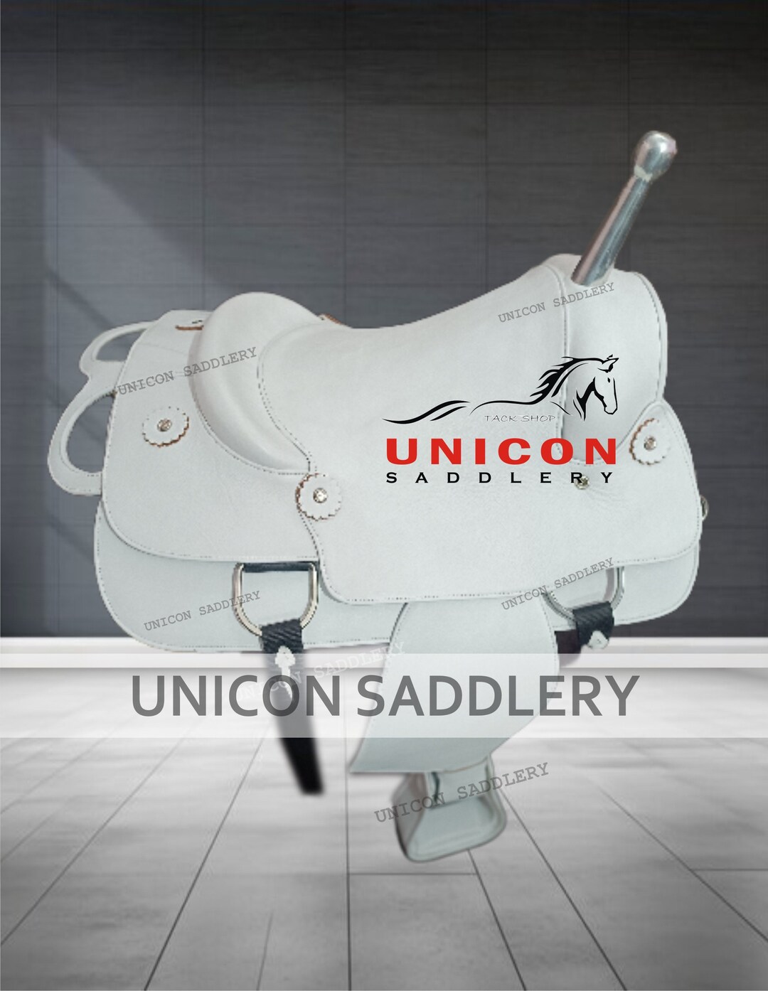 White Leather Western Trick Riding Saddle: Stunt Horse Saddle - Etsy