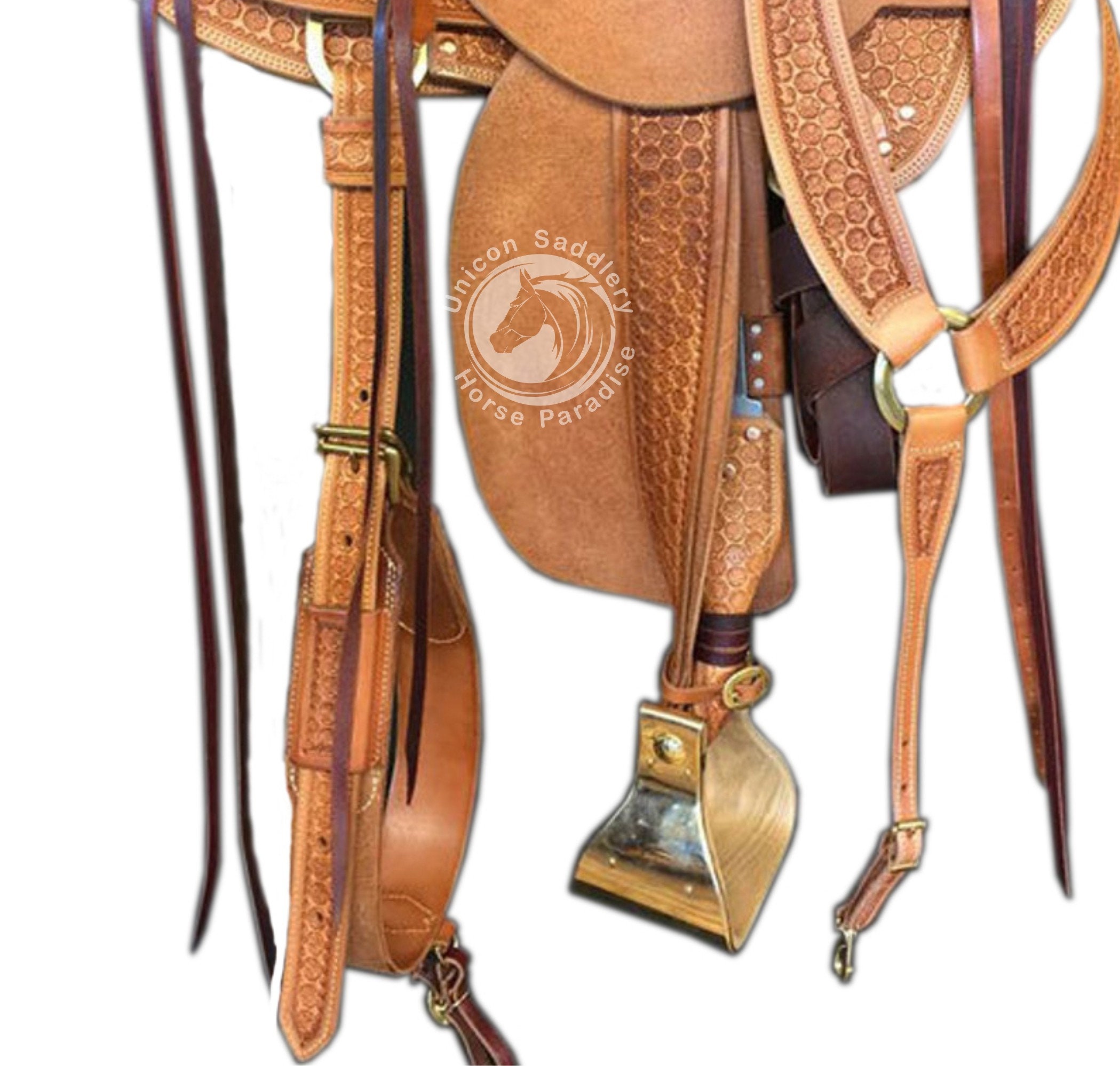 Wade Tree A Fork Premium Western Leather Roping Ranch - Etsy