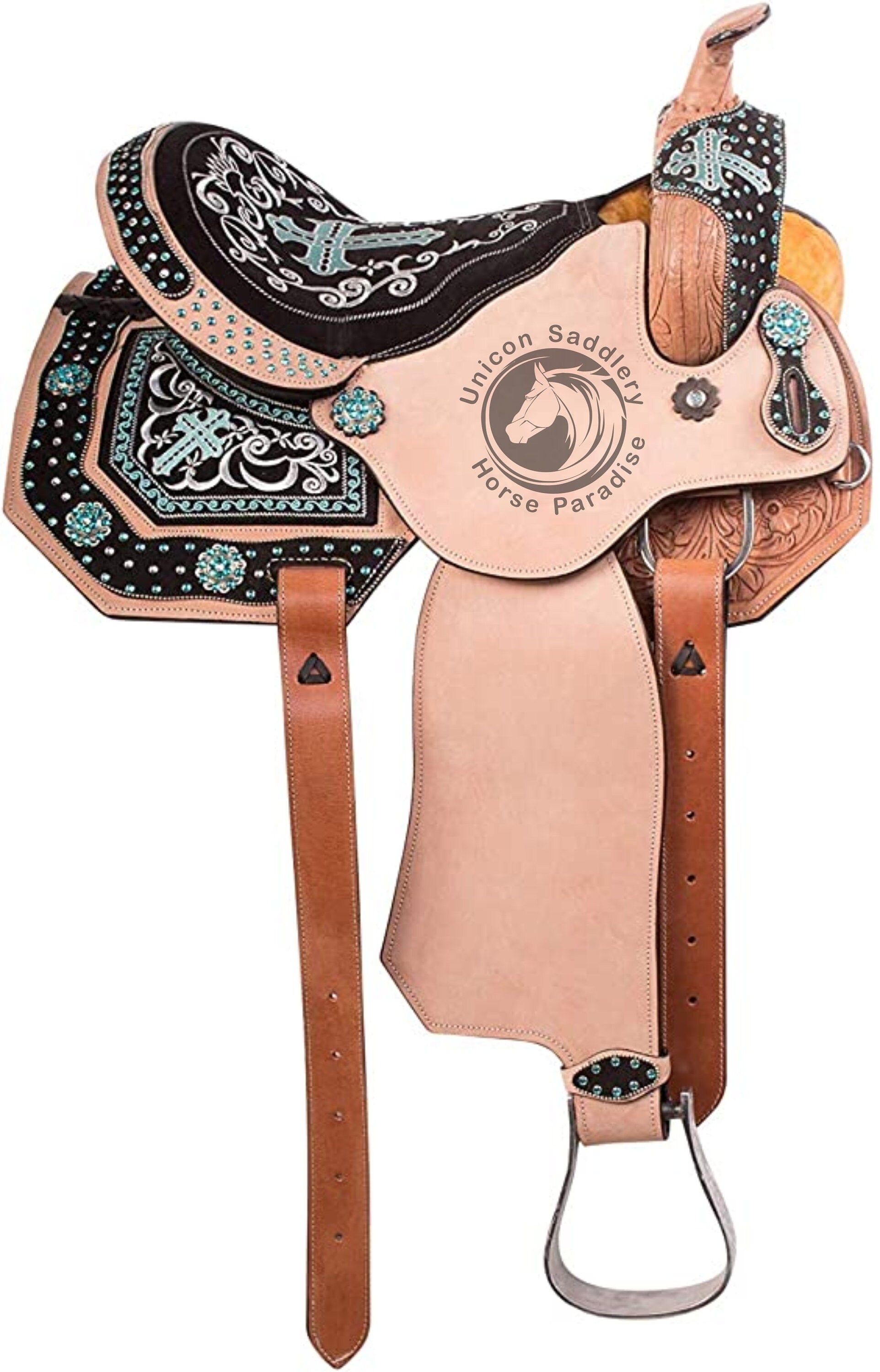 Western Barrel Racing Saddle With Tack Set and Free Shipping - Etsy