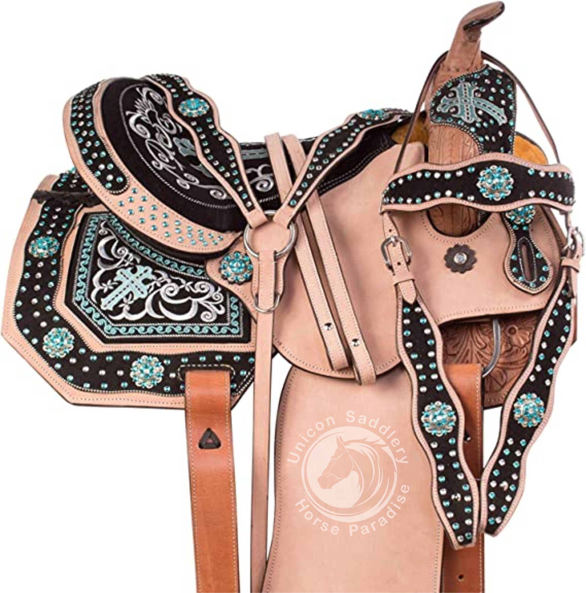Western Barrel Racing Saddle With Tack Set and Free Shipping - Etsy