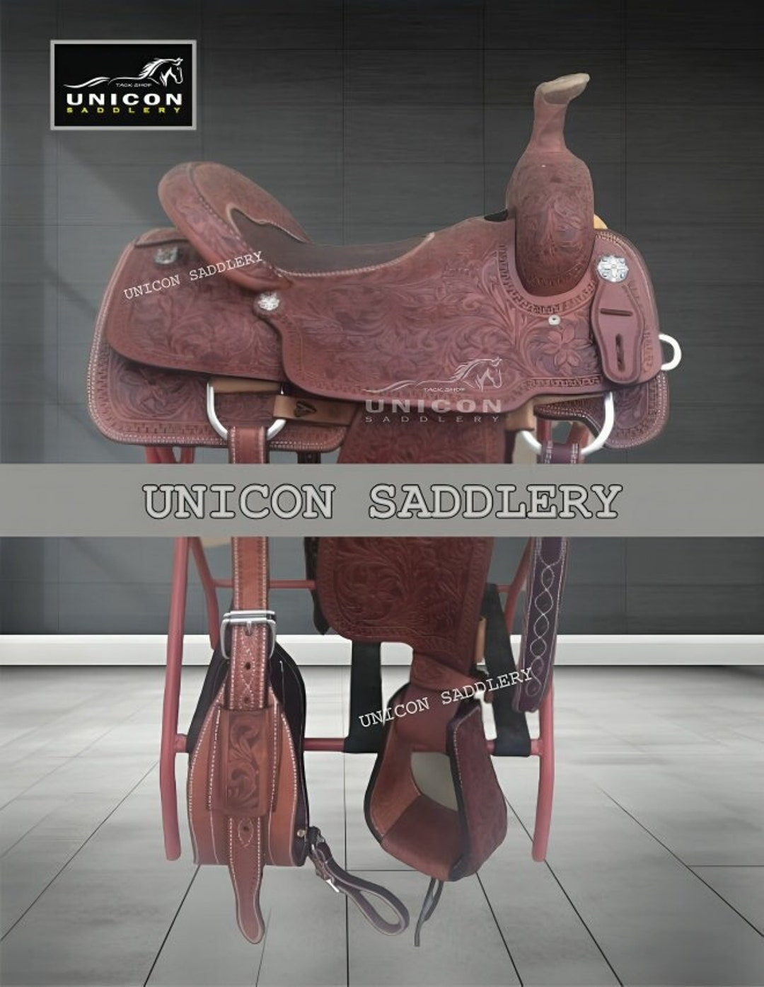 Barrel Saddle, Western Saddle Tack, Real Handcrafted on Real Genuine ...