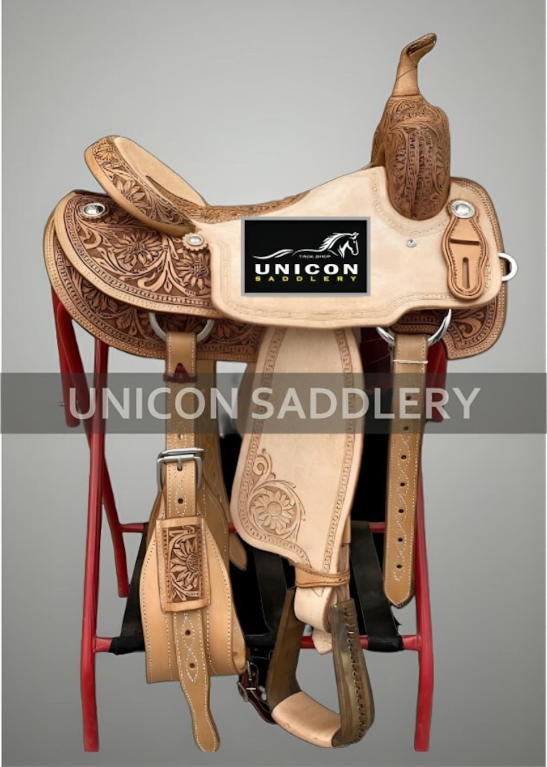 Western Saddle Tack, Handcrafted Western Barrel Horse Saddle With ...