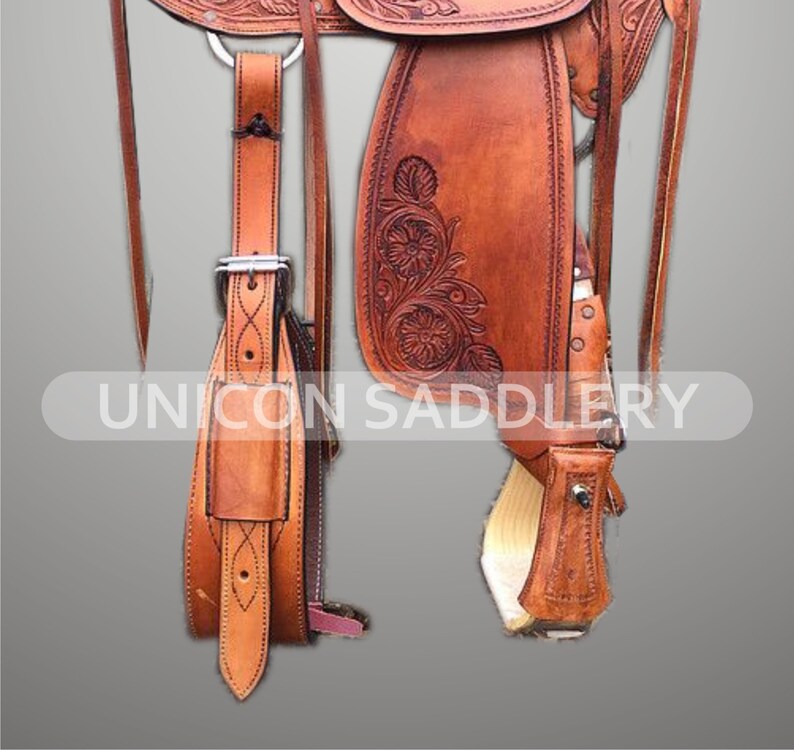 Wade Tree A Fork Premium Western Leather Roping Ranch Saddle Equestrian ...