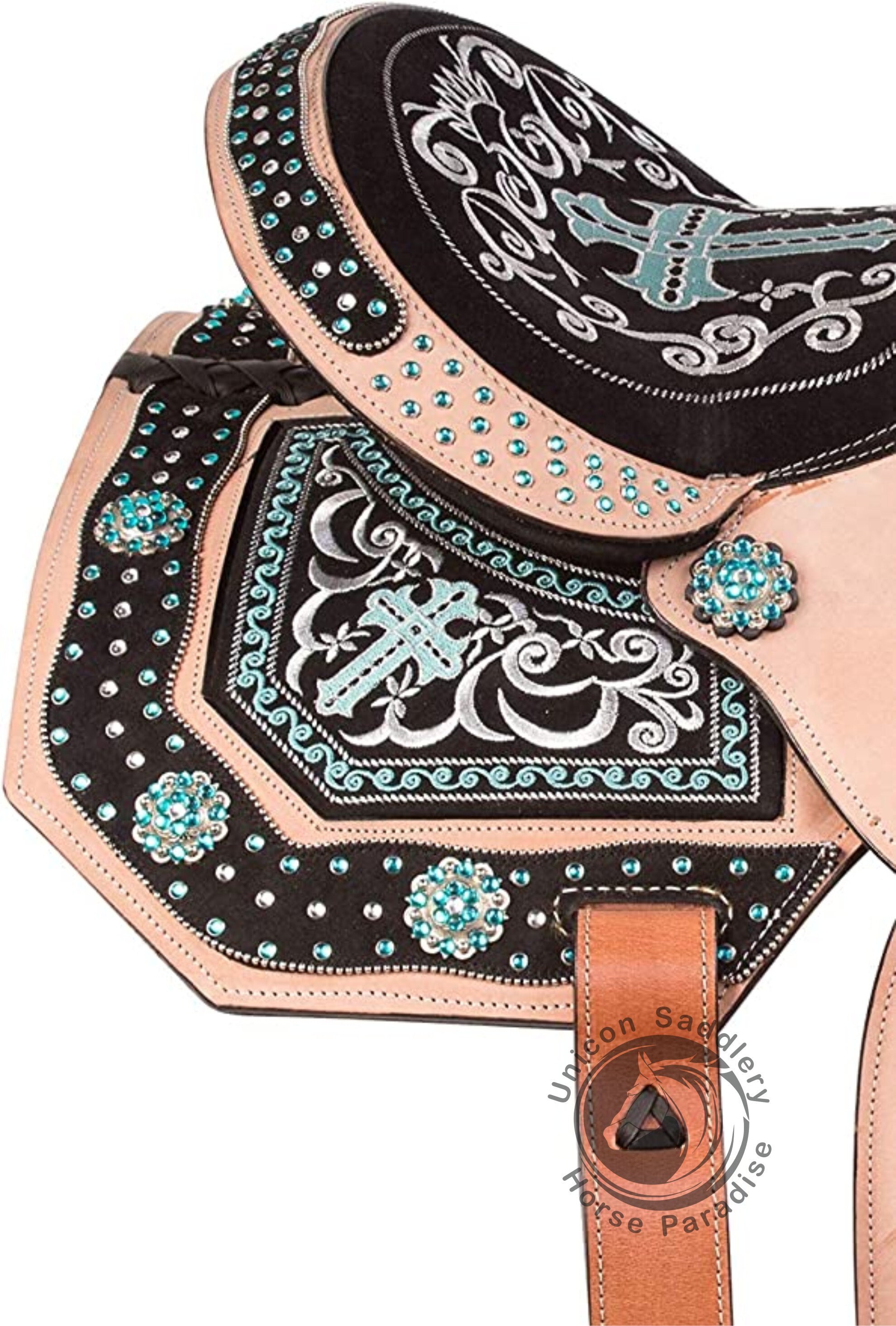 Western Barrel Racing Saddle With Tack Set and Free Shipping - Etsy