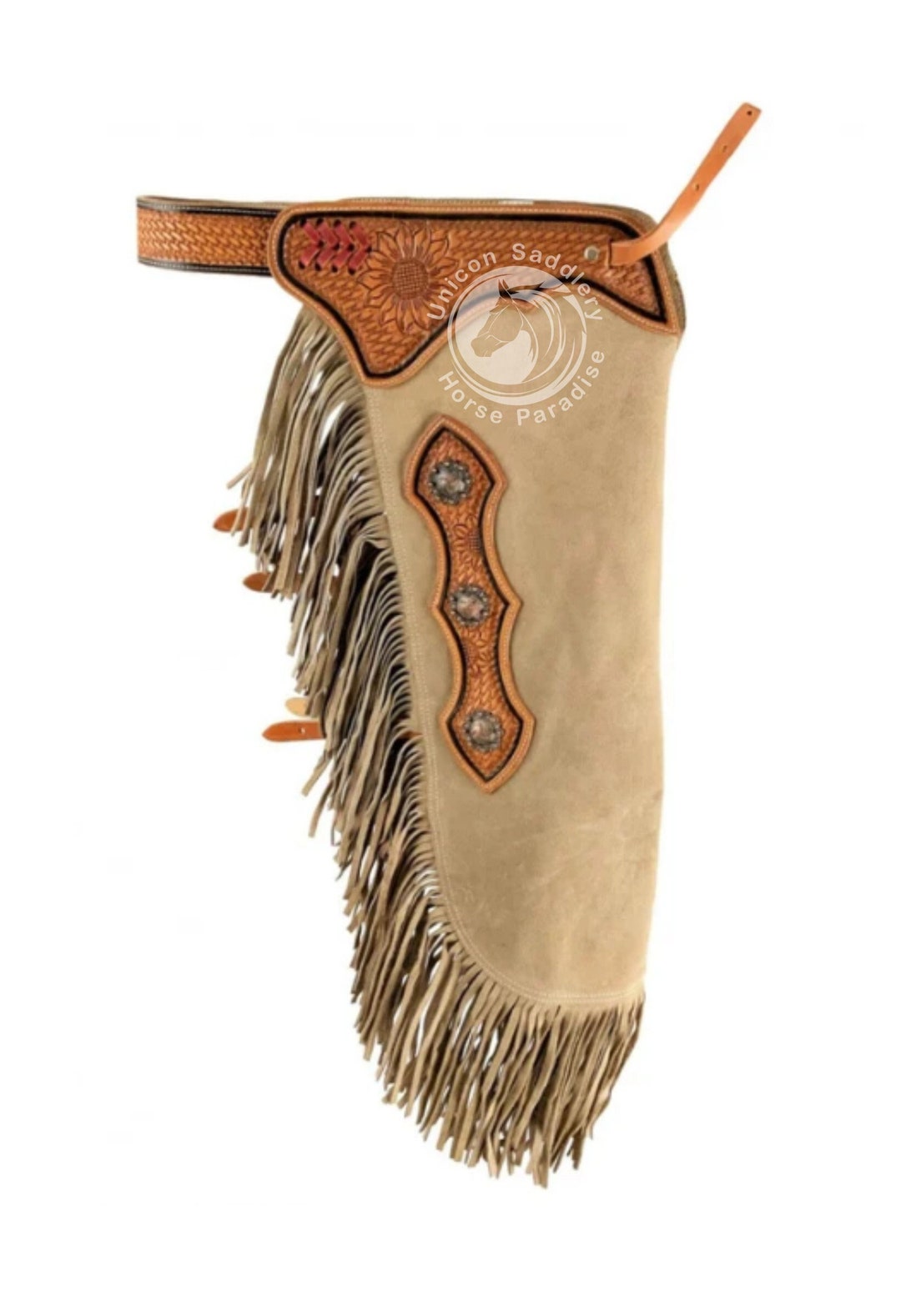 Custom Made Suede Leather Western Chinks / Chaps Soft Quality Leather ...