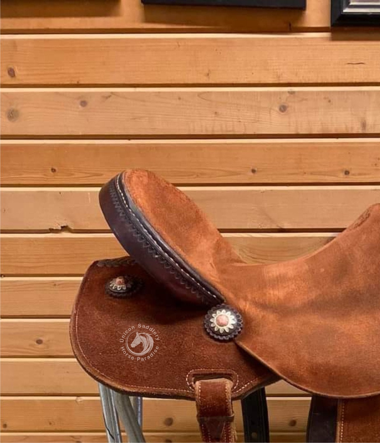 Western Rough Out Barrel Racing Saddle With Matching Tack Set - Etsy