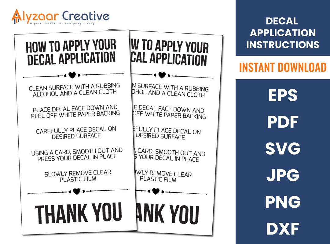 How to Apply Decal Svg, How to Apply Decal Card Svg How to Apply Decal ...