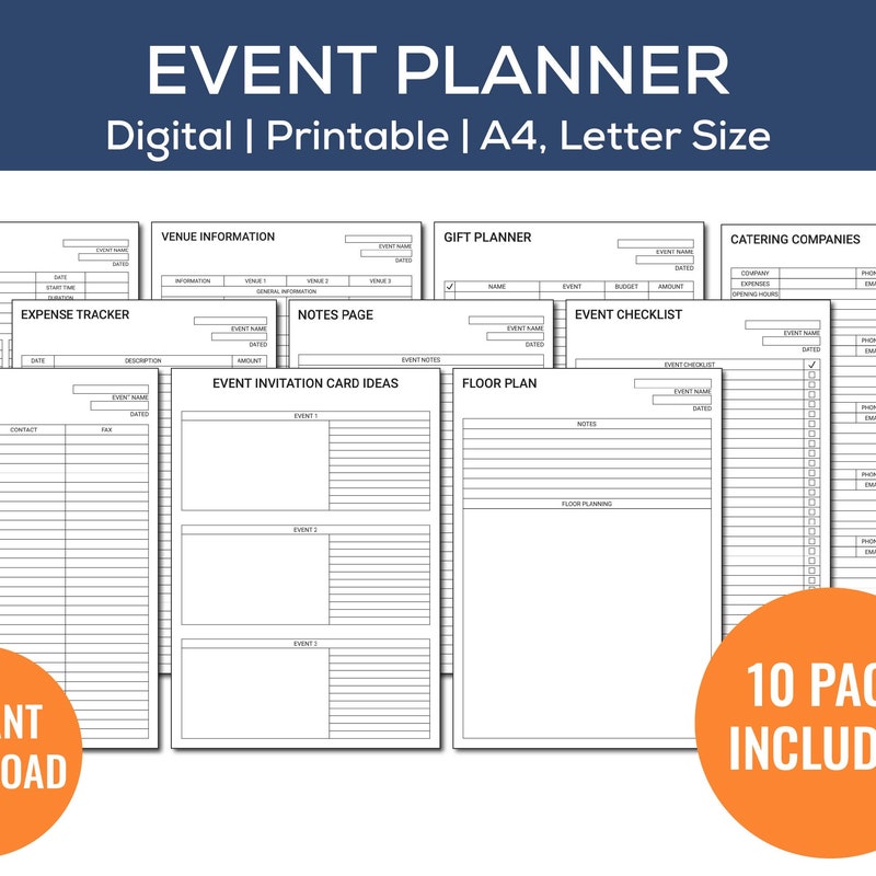 Event Planner - Etsy