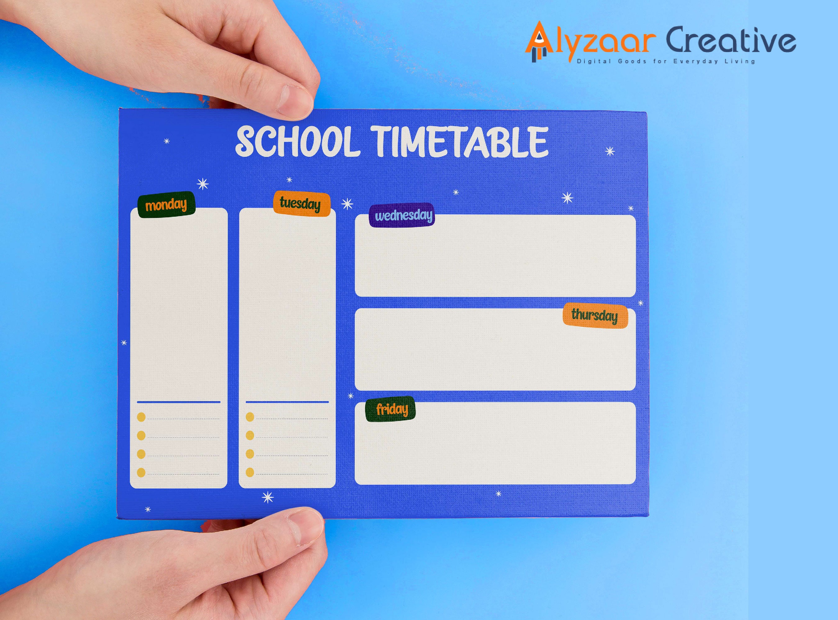 Editable Printable Timetable Schedule Homeschool Weekly Schedule ...