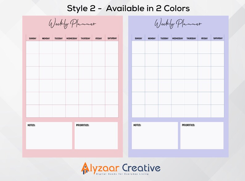 Printable Editable Weekly Schedule Weekly to Do List Printable ...