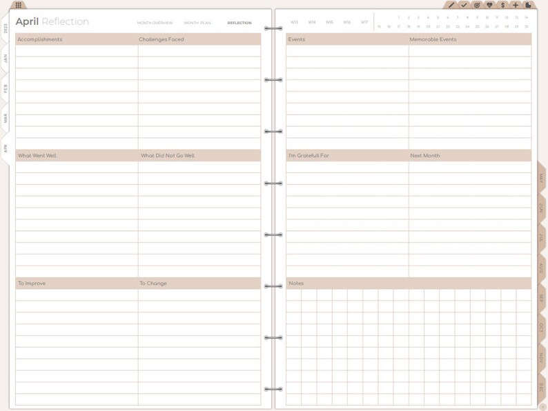 Digital Planner 2022 2023 Digital Planner Goodnotes Digital - Etsy