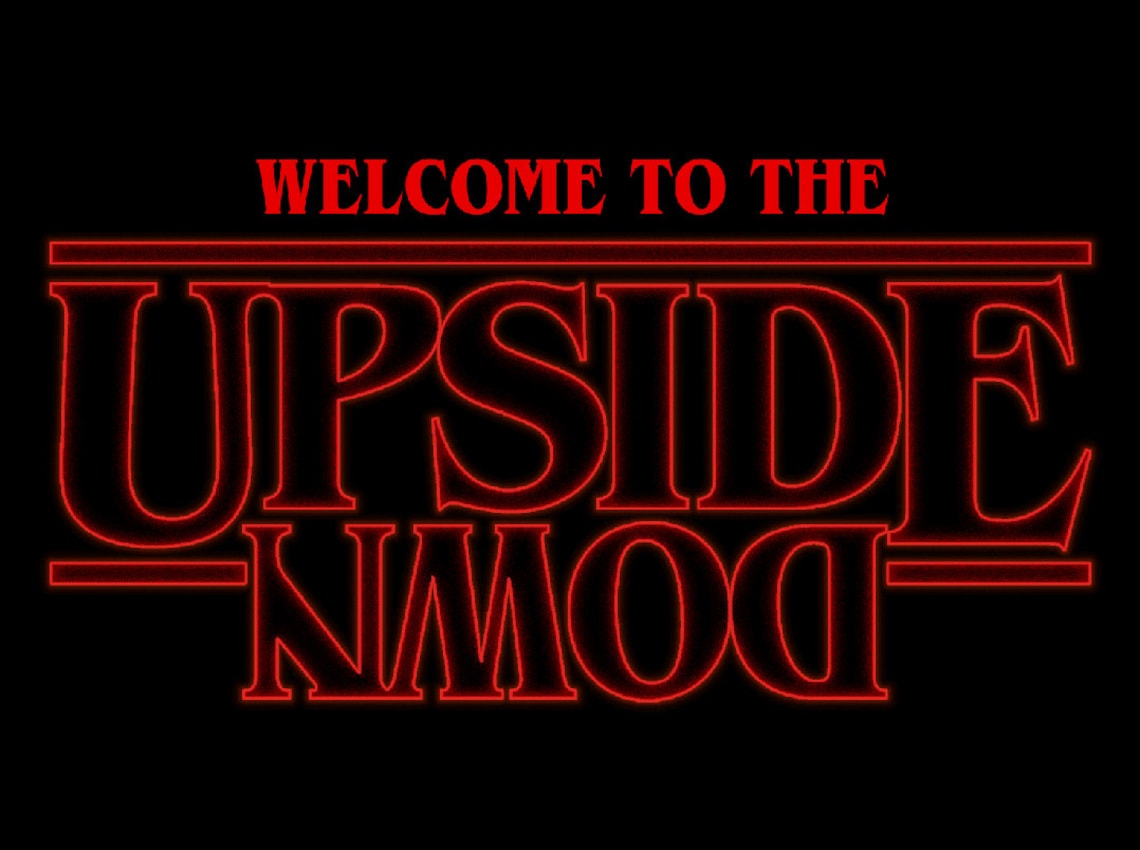 Welcome to the Upside Down Svg Stranger Things Inspired SVG - Etsy UK
