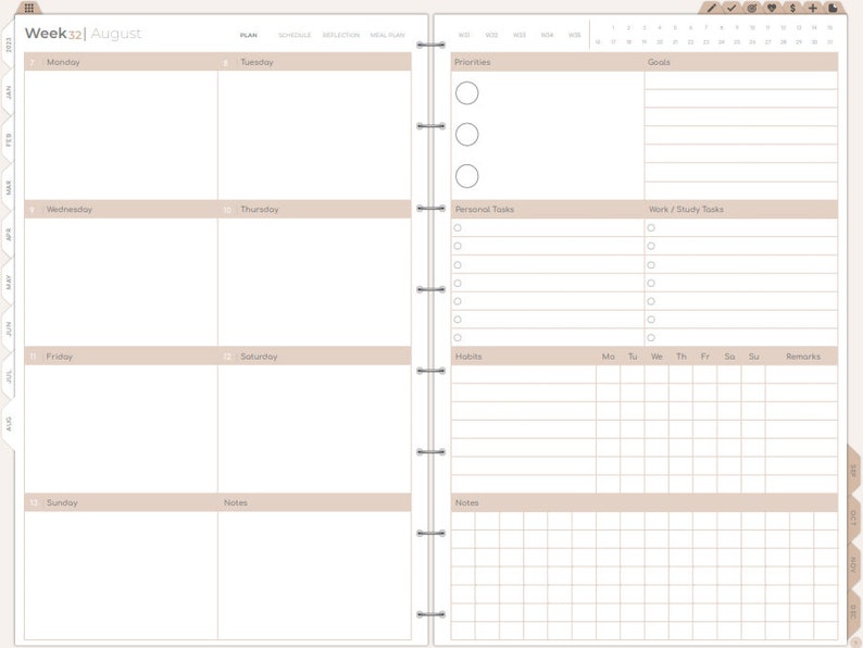 Digital Planner 2022 2023 Digital Planner Goodnotes Digital - Etsy