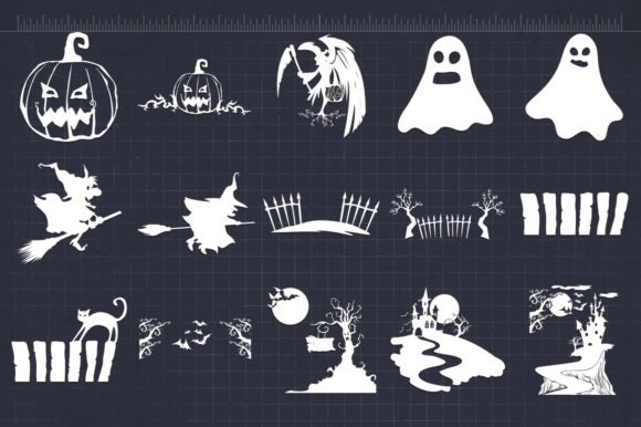 Halloween SVG Bundle Pack Best Selling Witch Svg Pumpkin - Etsy