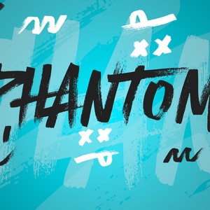Phantom Marker With Doodles, Marker Font, Fonts for Cricut, Procreate ...