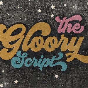 Gloory Font Script TTF | Retro Font, Font Bundle, Cricut Fonts ...